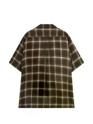 SSSTEIN Check-pattern Shirt