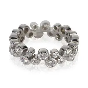Tiffany & Co. Diamond Bubbles Band Ring - Platinum
