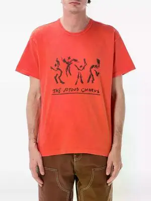 VANS X Julian Klincewicz Joyous Chorus Graphic-print T-shirt - Red