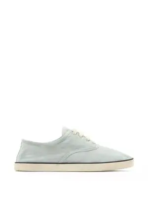 Miu Miu Logo-embossed Lace-up Sneakers - Blue