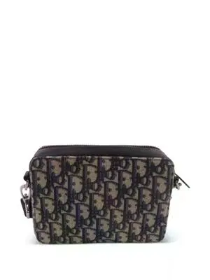 Dior Oblique Canvas Zipped Shoulder Bag