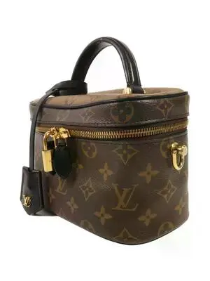 LOUIS VUITTON Monogram Reverse Vanity Tote Bag - Brown