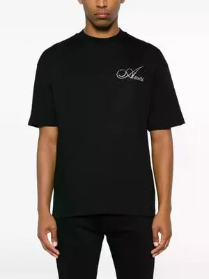 Amiri Crystal-embellished Logo T-shirt