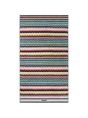 Missoni Best Zigzag-pattern Beach Towel - Black
