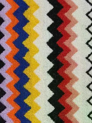 Missoni Zigzag-pattern Hooded Bathrobe