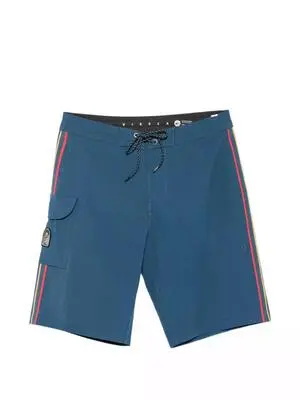VISSLA Side-stripe Swim Shorts - Blue
