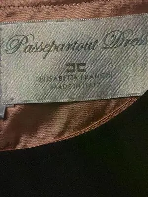 Elisabetta Franchi Pleated Mini Dress