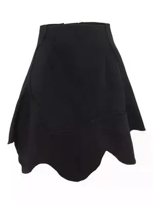 Sportmax Layered A-line Skirt - Black