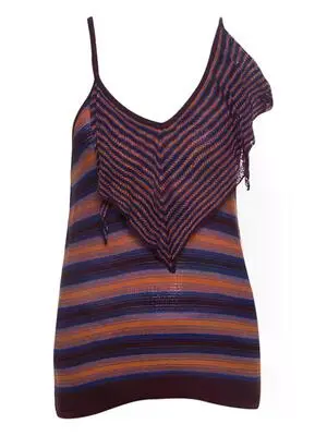 Missoni Striped Racerback Top - Brown