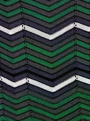 Missoni Chevron Knit Long Sleeve Top