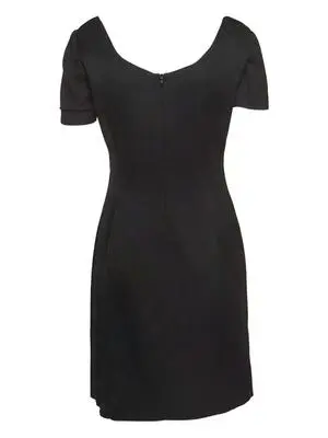 Emporio Armani Textured Short-sleeved Dress