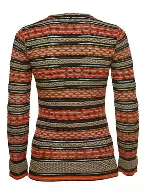 Missoni Striped Top - Brown