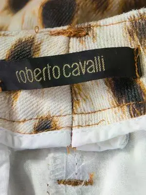 Roberto Cavalli Leopard Print Trousers