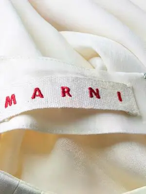 Marni Pleated Detail Short Sleeve Top