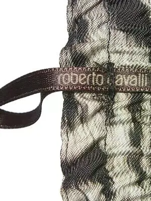 Roberto Cavalli Leopard Print Silk Trousers