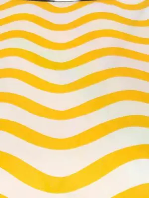 Fendi Silk Wave Pattern Top