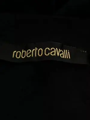 Roberto Cavalli Eagle Logo Rhinestone Tank Top
