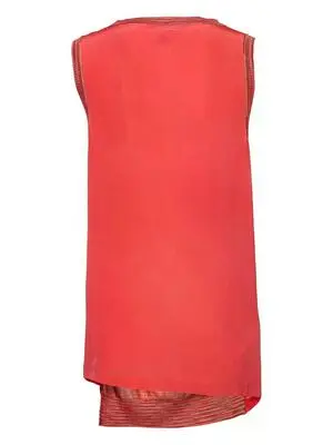 Missoni Striped Knitted V-neck Sleeveless Top