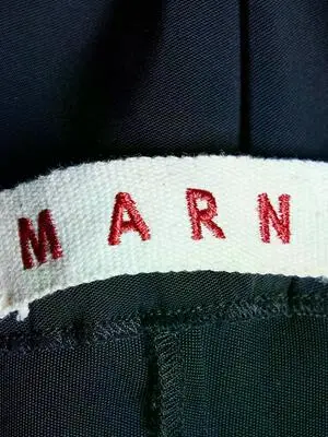 Marni Cropped Trousers - Black
