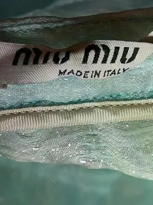 Miu Miu 2007 Patterned Silk Top