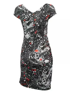 Just Cavalli V-neck Dress - Black