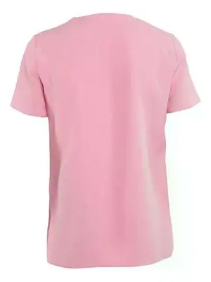 Moschino Graphic Print Short Sleeve T-shirt - Pink