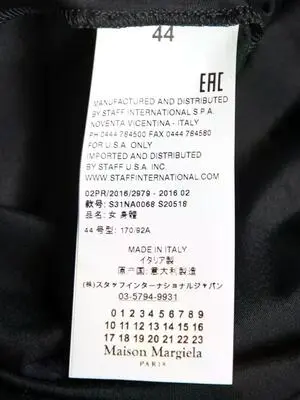 MAISON MARGIELA Overlay Long-sleeved Bodysuit