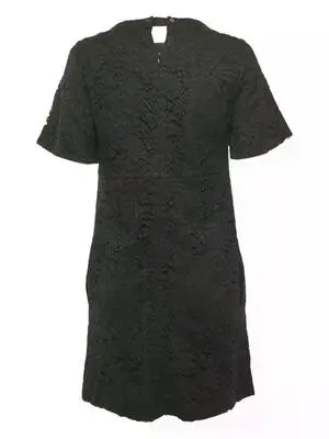 N°21 Lace Floral Mini Dress - Black