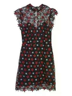 Sandro Star-motif Lace Mini Dress