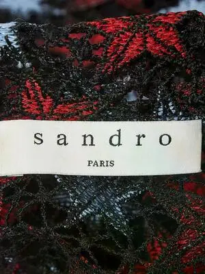 Sandro Star-motif Lace Mini Dress