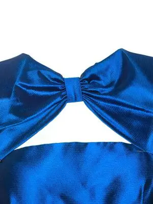 Dsquared2 Silk Dress With Bow Accent