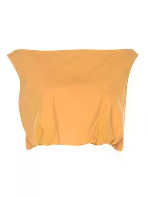 FERRAGAMO Light Bateau Neckline Crop Top