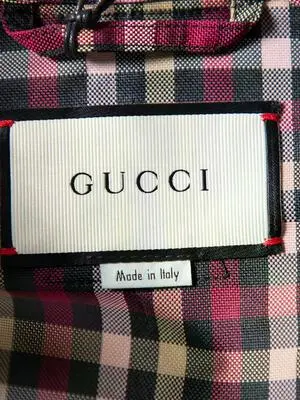 Gucci Plaid-check Hooded Coat