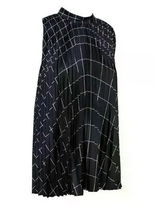 FERRAGAMO Silk Checked Blouse