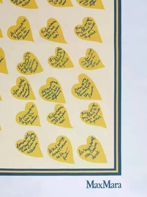 Max Mara Printed Silk Scarf