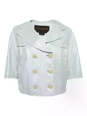 LOUIS VUITTON 2024 Leather Jacket - Silver