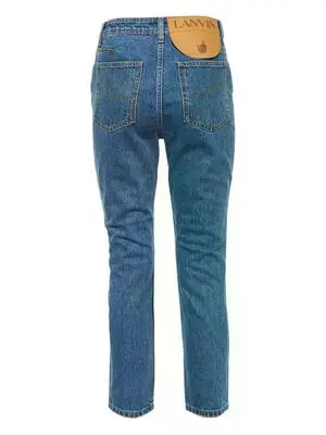 LANVIN Logo-patch Jeans
