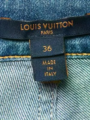 LOUIS VUITTON Monogram-pattern Jeans