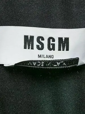 MSGM Tweed Fringed Jacket