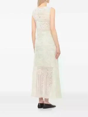 D.exterior Crochet-knit Sleeveless Top