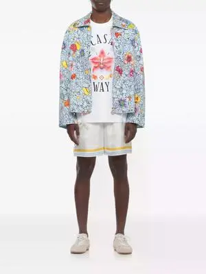 Casablanca Graphic Print Zip-up Jacket