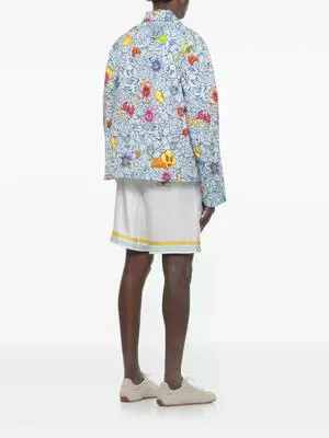 Casablanca Graphic Print Zip-up Jacket