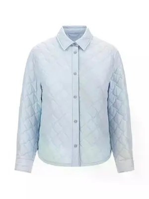 Herno Quilted Shirt Jacket - Blue