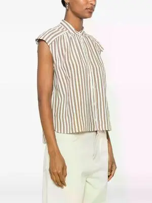 Marella Saio Striped Sleeveless Shirt