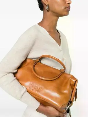 MARGESHERWOOD Embossed Logo Tote Bag