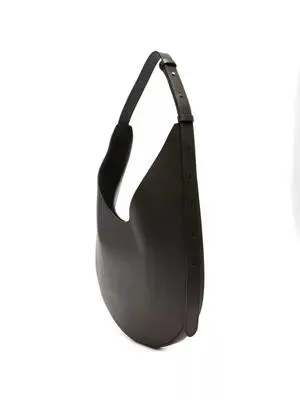 AESTHER EKME Curved Leather Shoulder Bag - Brown