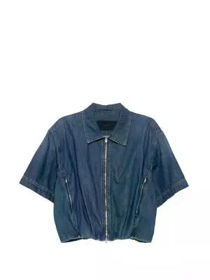 JUUN.J Denim Zipped Jacket - Blue