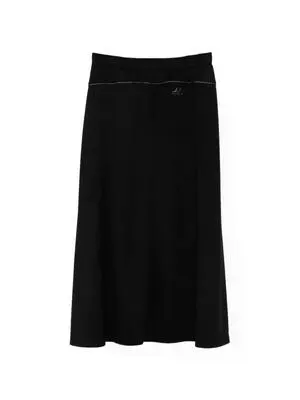 JUUN.J Midi Skirt With Contrast Piping
