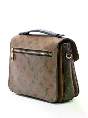 LOUIS VUITTON Monogram Reverse Pochette Metis Satchel