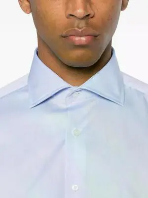 VELA SHOP Spread-collar Button-up Shirt